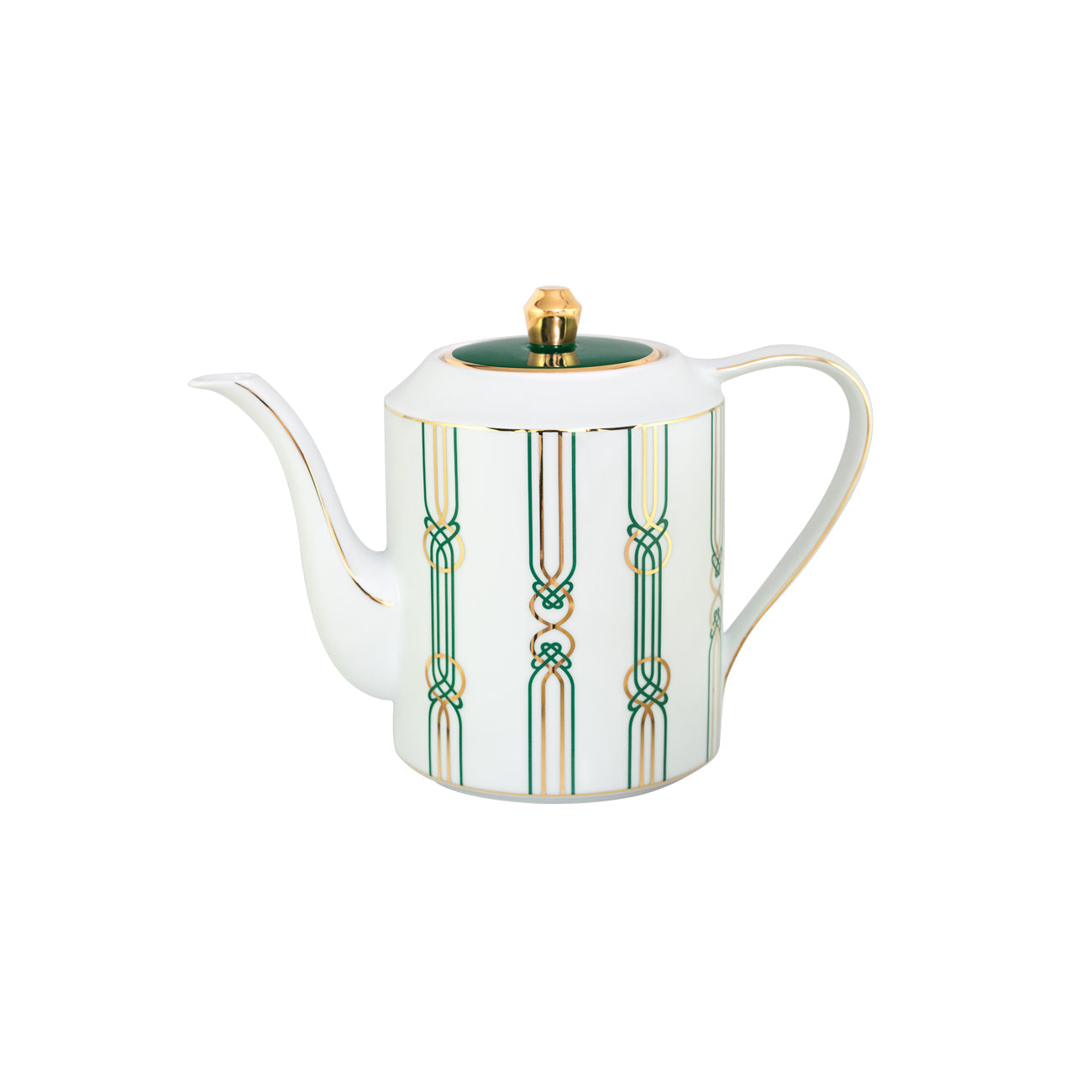 Liberty Tea Pot Emerald Green Arabesque Pattern – Amber Hour